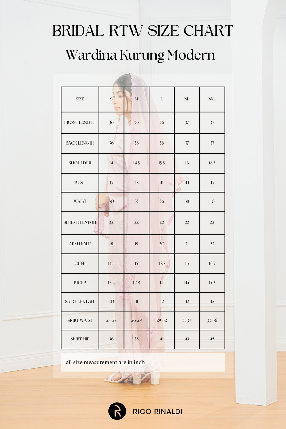 Wardina Bridal Modern Kurung in Off-White – Rico Rinaldi