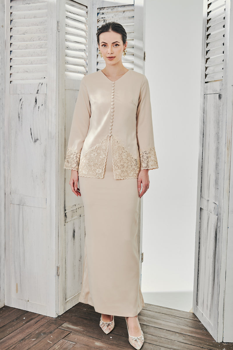 Fahara Modern Kebaya in Champagne – Rico Rinaldi